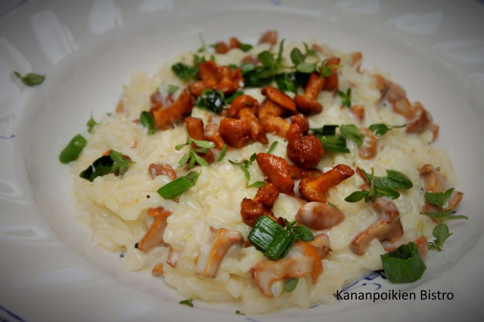 Kantarellirisotto